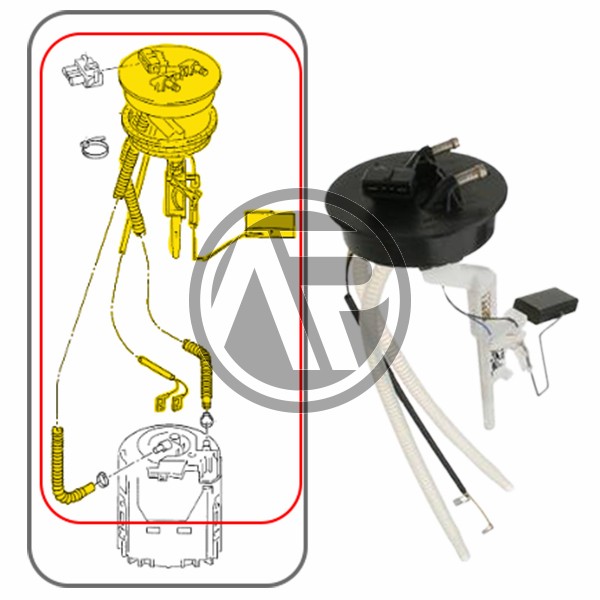 BOMBA DE COMBUSTÍVEL - BOIA COMBUSTIVEL VAG GOLF III 1H0919670