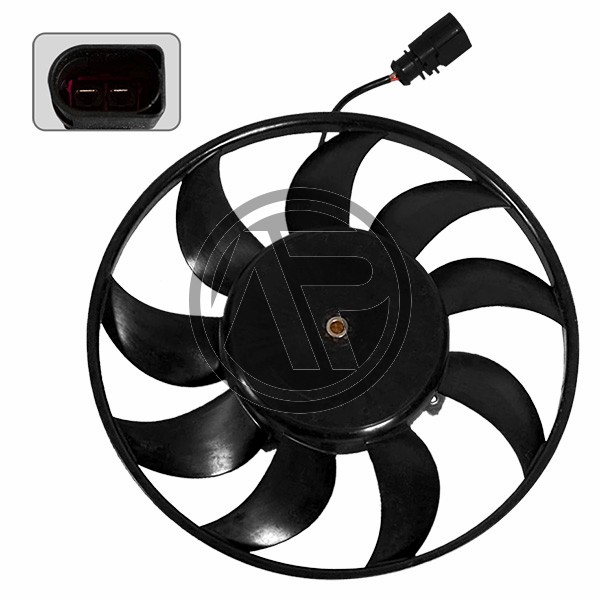 MOTORES VENTILACAO RADIADOR - MOTOR VENTILADOR VAG GOLF VII 300 MM ...