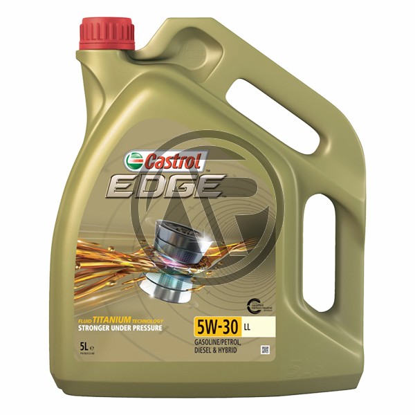 OLEO MOTOR CASTROL - OLEO MOTOR CASTROL EDGE 5W30 LL 5L ZZ5001